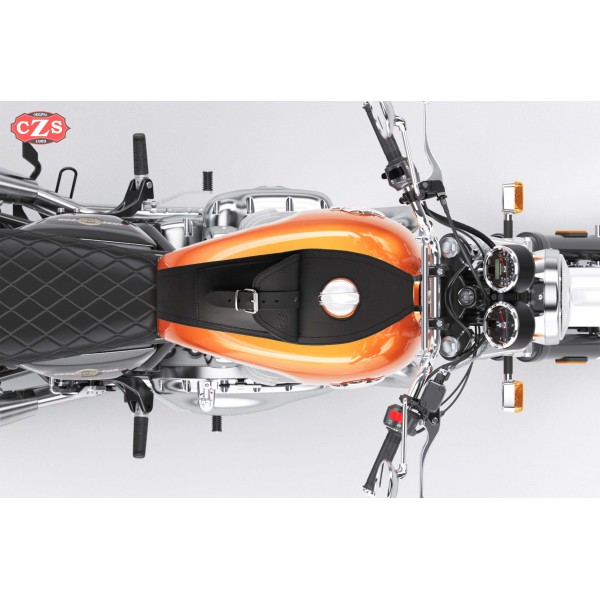 Tank panel with pocket for Royal Enfield Interceptor GT 650 -Tank Bib ...