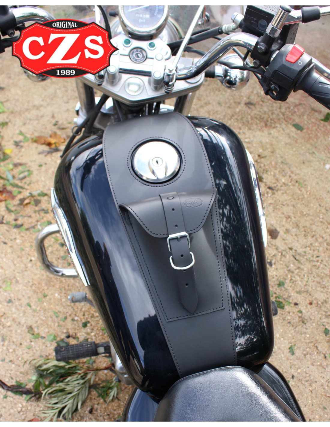 Leather tank panel Suzuki Intruder M800